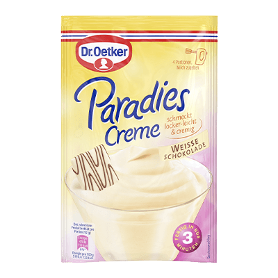 Paradies-Creme-Weisse-Schokolade